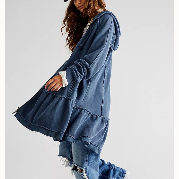 Free People | Jackets & Coats | Last Free People Ruffle Cardigan | Poshmark